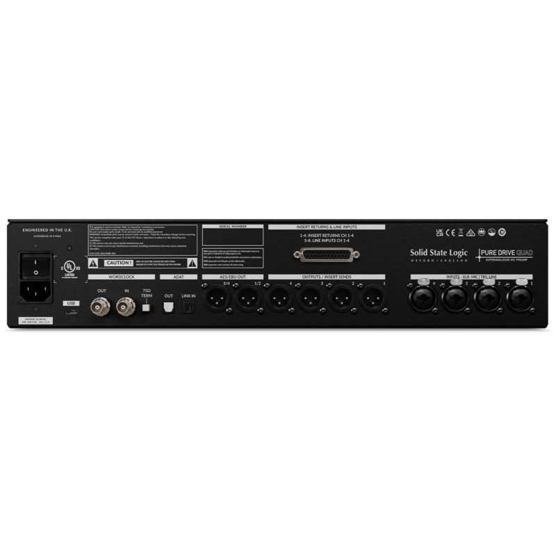 Solid State Logic Pure Drive QUAD Pre - Sound Team